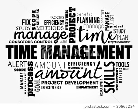 Time Management word cloud - Stock Illustration [50665254] - PIXTA