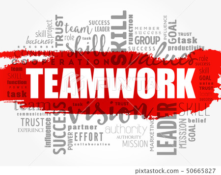 TEAMWORK word cloud collage - Stock Illustration [50665827] - PIXTA