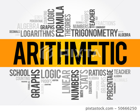 Arithmetic word cloud collage - Stock Illustration [50666250] - PIXTA