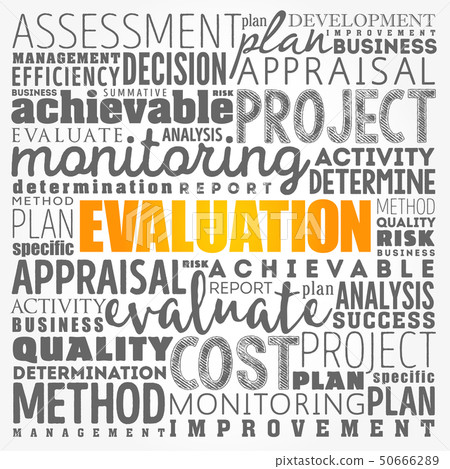 Evaluation word cloud collage-插圖素材 [50666289] - PIXTA圖庫