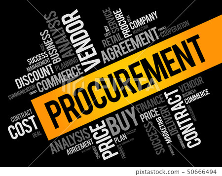 Procurement word cloud collage - Stock Illustration [50666494] - PIXTA