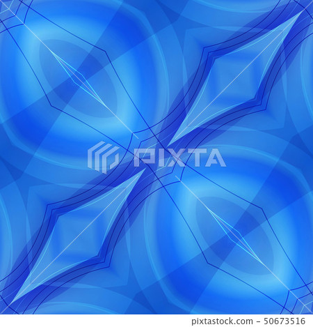 Blue abstract seamless background - Stock Illustration [50673516] - PIXTA