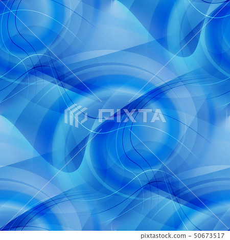 Blue abstract seamless background - Stock Illustration [50673517] - PIXTA
