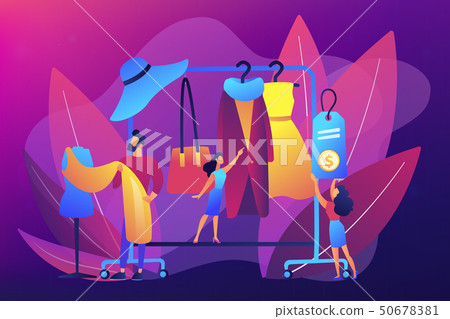 Fashion house concept vector illustration. - Stock Illustration ...