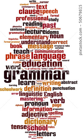 Grammar word cloud - Stock Illustration [50679815] - PIXTA