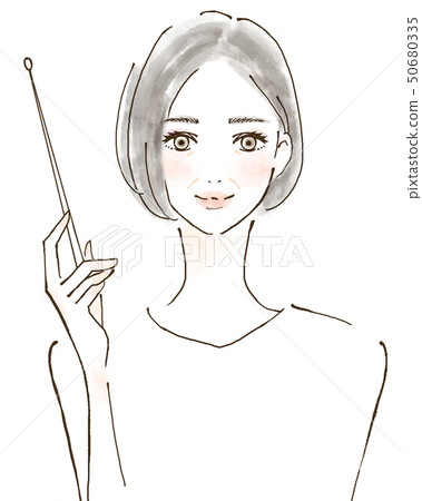 Teacher Lecturer Advice Person Explaining Point... - Stock Illustration ...