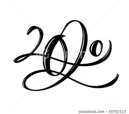 Hand drawn vector lettering calligraphy black... - Stock Illustration ...
