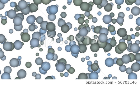 CG particle Sticking liquid fluid, surface tension - Stock Illustration ...