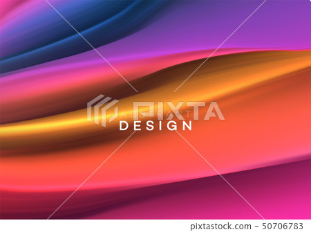 Color Flow Abstract shape poster design. Vector... - Stock Illustration ...