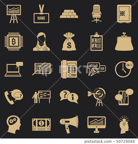 Blood money icons set, simple style - Stock Illustration [50728088] - PIXTA