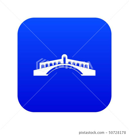 Bridge icon digital blue-插圖素材 [50728178] - PIXTA圖庫