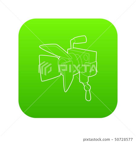 Spotlight icon green vector - Stock Illustration [50728577] - PIXTA