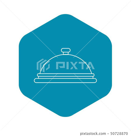 Cloche icon, outline style - Stock Illustration [50728870] - PIXTA