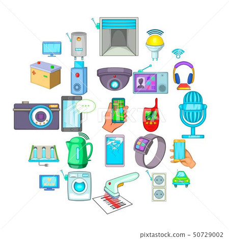 Fix up icons set, cartoon style - Stock Illustration [50729002] - PIXTA