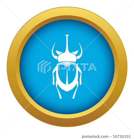 Weevil beetle icon blue vector isolated - Stock Illustration [50730101 ...