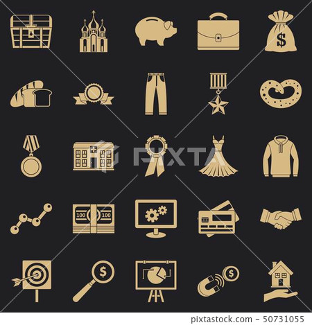 Beneficence icons set, simple style - Stock Illustration [50731055] - PIXTA