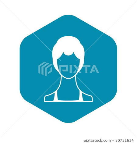 Woman icon, simple style - Stock Illustration [50731634] - PIXTA