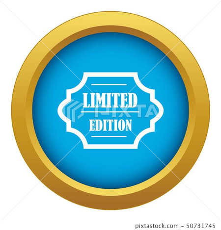 Limited edition icon blue vector isolated - Stock Illustration ...