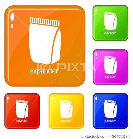 Package icons set vector color - Stock Illustration [50731984] - PIXTA