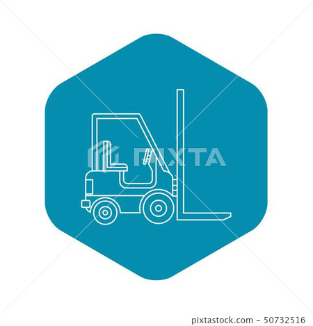 Electric loader icon, outline style - Stock Illustration [50732516] - PIXTA