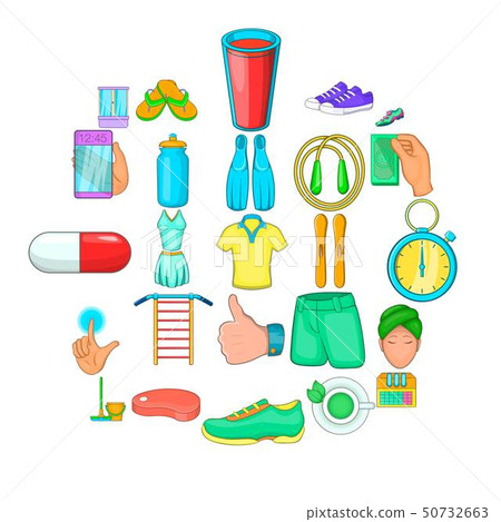 Experience icons set, cartoon style - Stock Illustration [50732663] - PIXTA