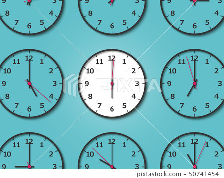 6 o'clock clock - Stock Illustration [50741454] - PIXTA