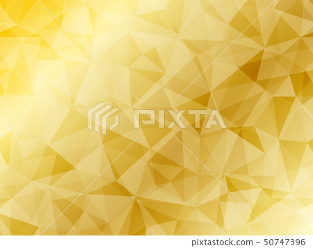 Polygon background gold - Stock Illustration [50747396] - PIXTA