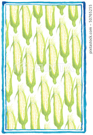 Corn post card - Stock Illustration [50765255] - PIXTA