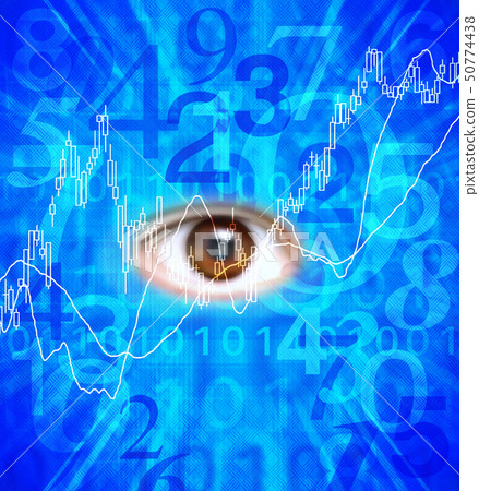 Eyes watching the Internet - Stock Illustration [50774438] - PIXTA