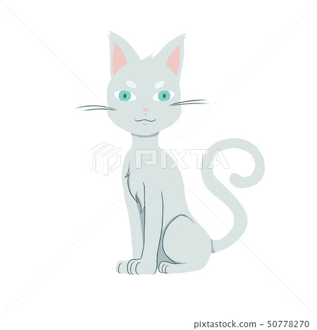 Simple cat - Stock Illustration [50778270] - PIXTA