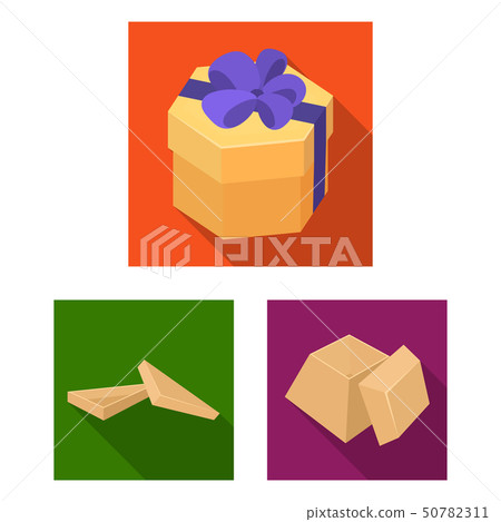 Vector design of cardboard and delivery sign.... - Stock Illustration ...