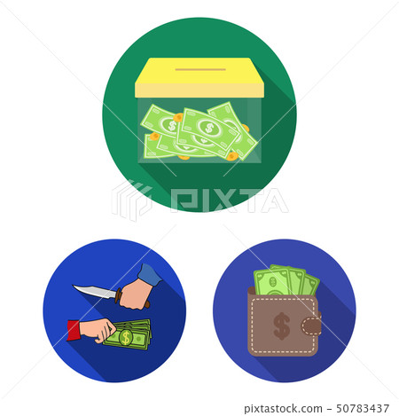 Isolated object of cash and currency symbol.... - Stock Illustration ...