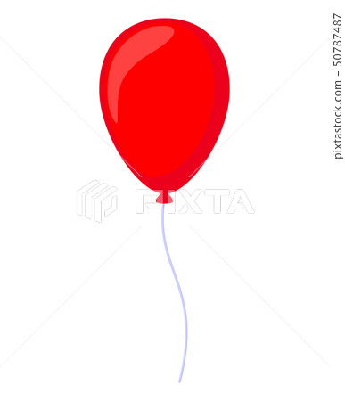 Cartoon red baloon - Stock Illustration [50787487] - PIXTA