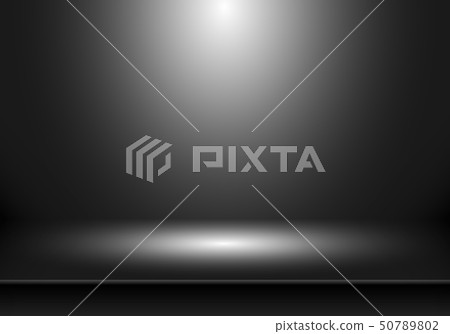 3D empty studio room show booth for designers with - Stock Illustration ...