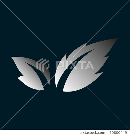 Fresh basil leaves icon. Flat illustration of... - Stock Illustration ...