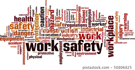 Work safety word cloud - Stock Illustration [50806825] - PIXTA