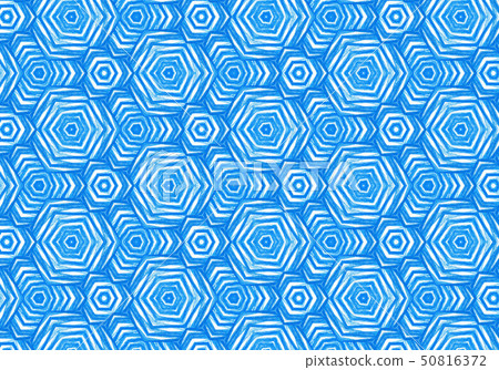 Abstract bright blue repeating pattern - Stock Illustration [50816372 ...