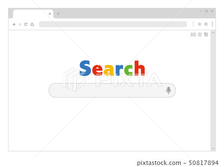 Generic search site browser screen image - Stock Illustration [50817894 ...