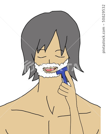 Shave men - Stock Illustration [50829532] - PIXTA