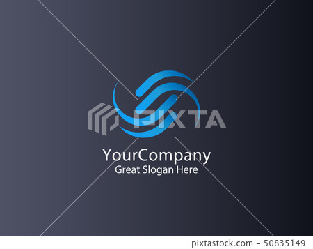 letter s circle logo icon. abstract alphabet sign-插圖素材 [50835149] - PIXTA圖庫