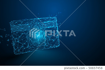 Credit card data security concept - Stock Illustration [50837458] - PIXTA