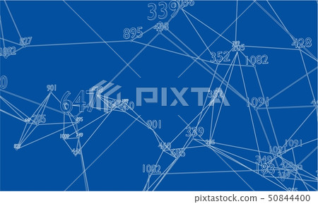 Abstract word cloud Outline. Vector - Stock Illustration [50844400] - PIXTA