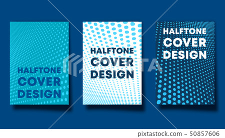 Set of halftone design background for banner,... - Stock Illustration ...