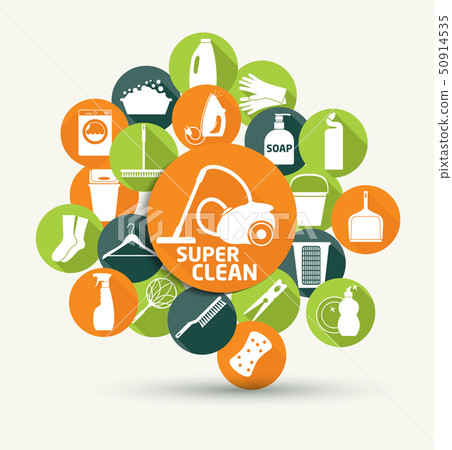 Clean abstract color icons set. - Stock Illustration [50914535] - PIXTA