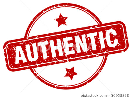 authentic sign - Stock Illustration [50958858] - PIXTA