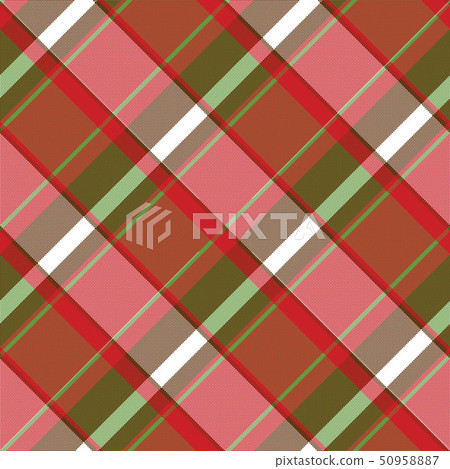 Red abstract asymmetrical check plaid seamless - Stock Illustration ...