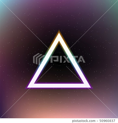 Abstract triangle in space. - Stock Illustration [50960837] - PIXTA