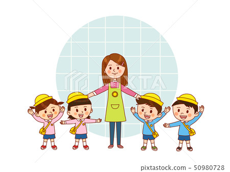 children education concept, kids having fun... - Stock Illustration ...