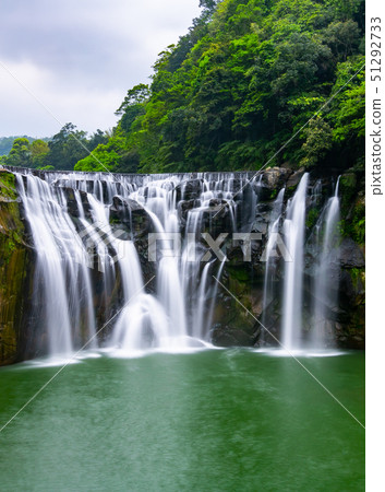 Waterfalls In Taiwan Aerial View Of Scenic Shifen Waterfall In Taiwan