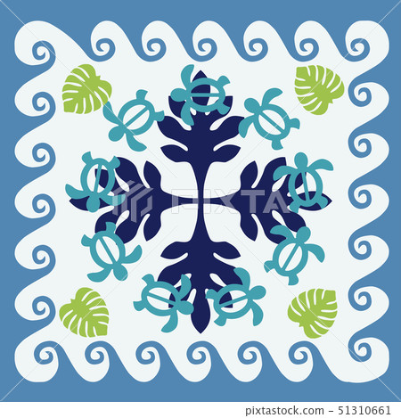 Honu Hawaiian Quilt Patterns Downloadable